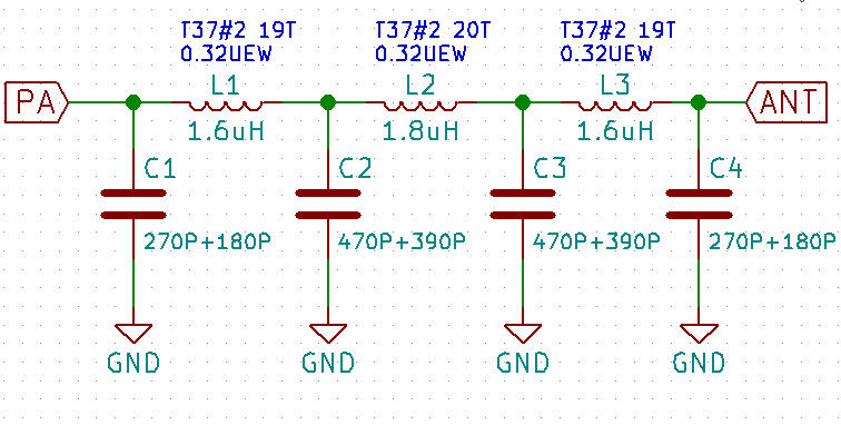 μBITX の製作 No.10 7MHzのLPFを試す : pupのブログ