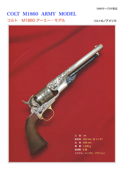 世界の名銃コレクション（年代順） : コルト M1860 アーミー・モデル