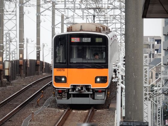 副都心線 東武50070系 51076F : とんとん列車2