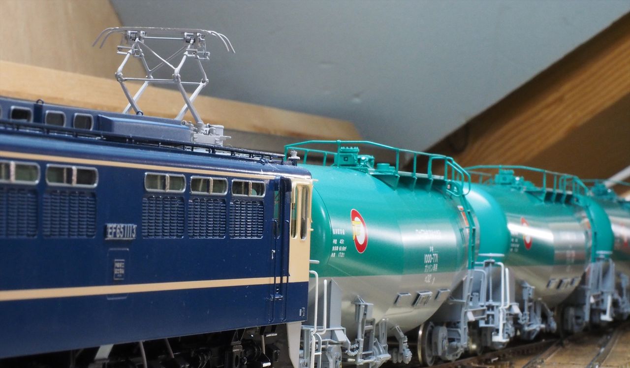EF65PF牽引タキ1000 ENEOS（OJゲージ鉄道模型） : OJゲージ鉄道模型管理局 上野機関区