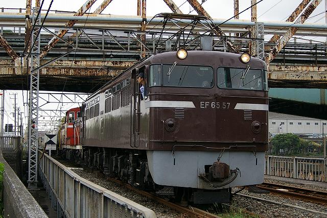 1980年代国鉄撮影日記 番外編 2 : EF65-57 5996レ 浜川崎～昭和間 他 （8/30）