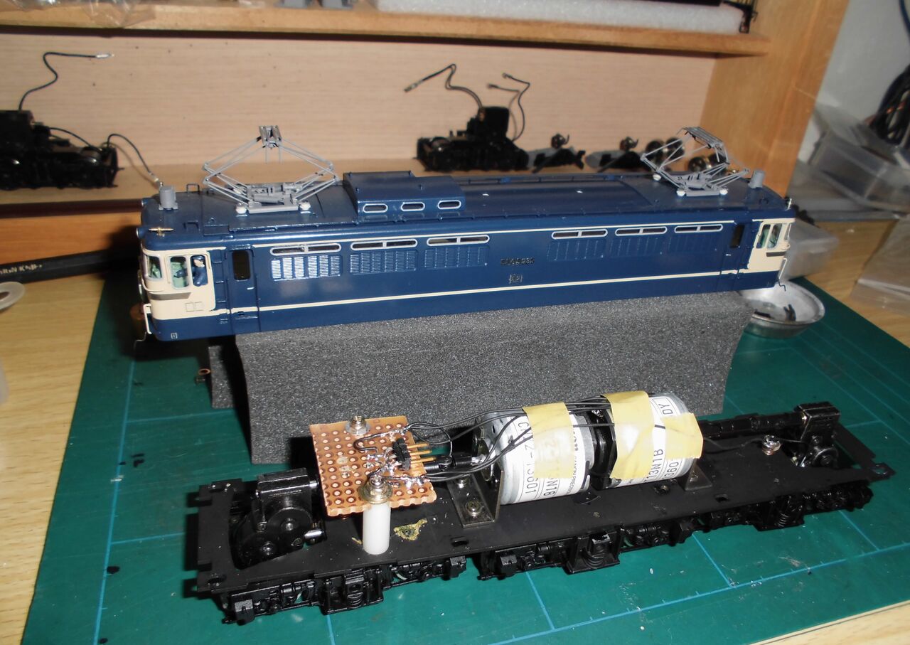 鉄道模型 カツミ製EF65P 2モーター化工事 : 鉄道模型 なんちゃって機関区