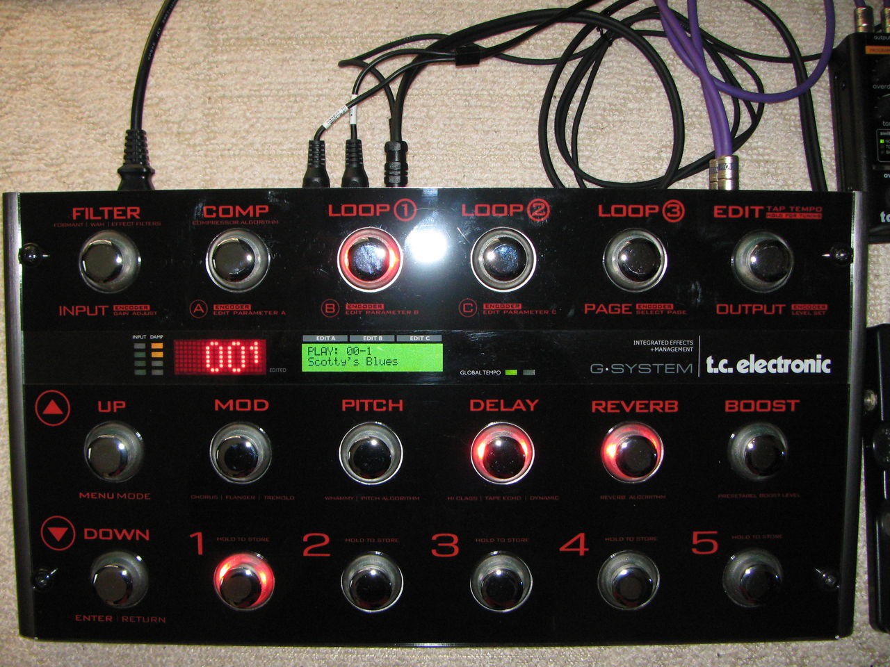 TC Electronic G-SYSTEM : ジョニーギター教室 音楽日和