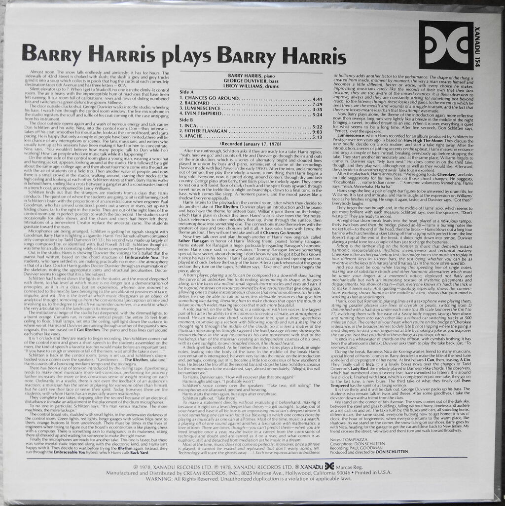 original-jazzville/jojoのブログ:THE LAST BOP PIANIST/BARRY HARRIS