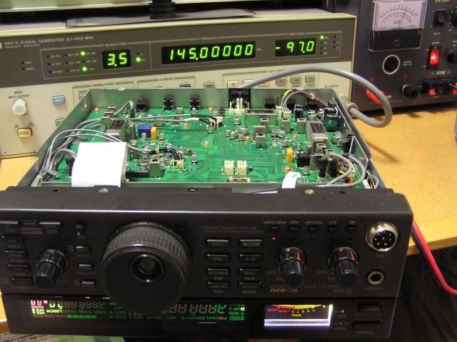 ICOM IC-820 修理 : JHGのブログ