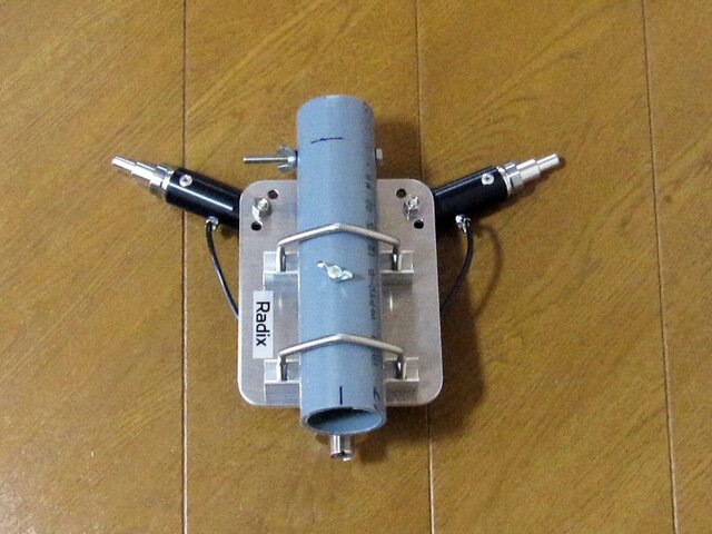 Radix RDL-4000のマスト取付方法改良 : JR2VKBのアマチュア無線日記 Radix RDL-4000のマスト取付方法改良 : JR2VKBのアマチュア無線日記