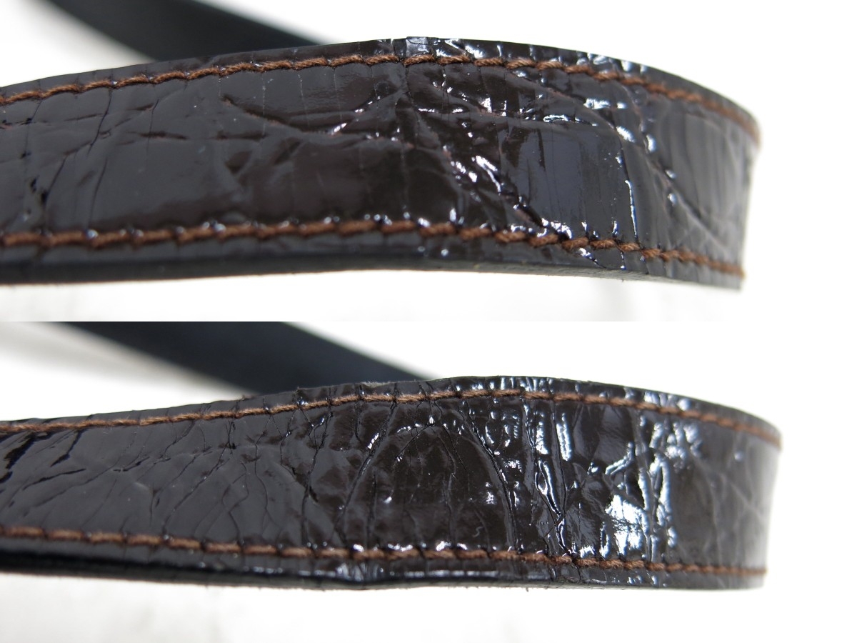 日本代購代標第一品牌【樂淘letao】－ 超美品 PRADA プラダ クロコ型押し ナイロン カーフ レザー 本革 トート ショルダー バッグ ...