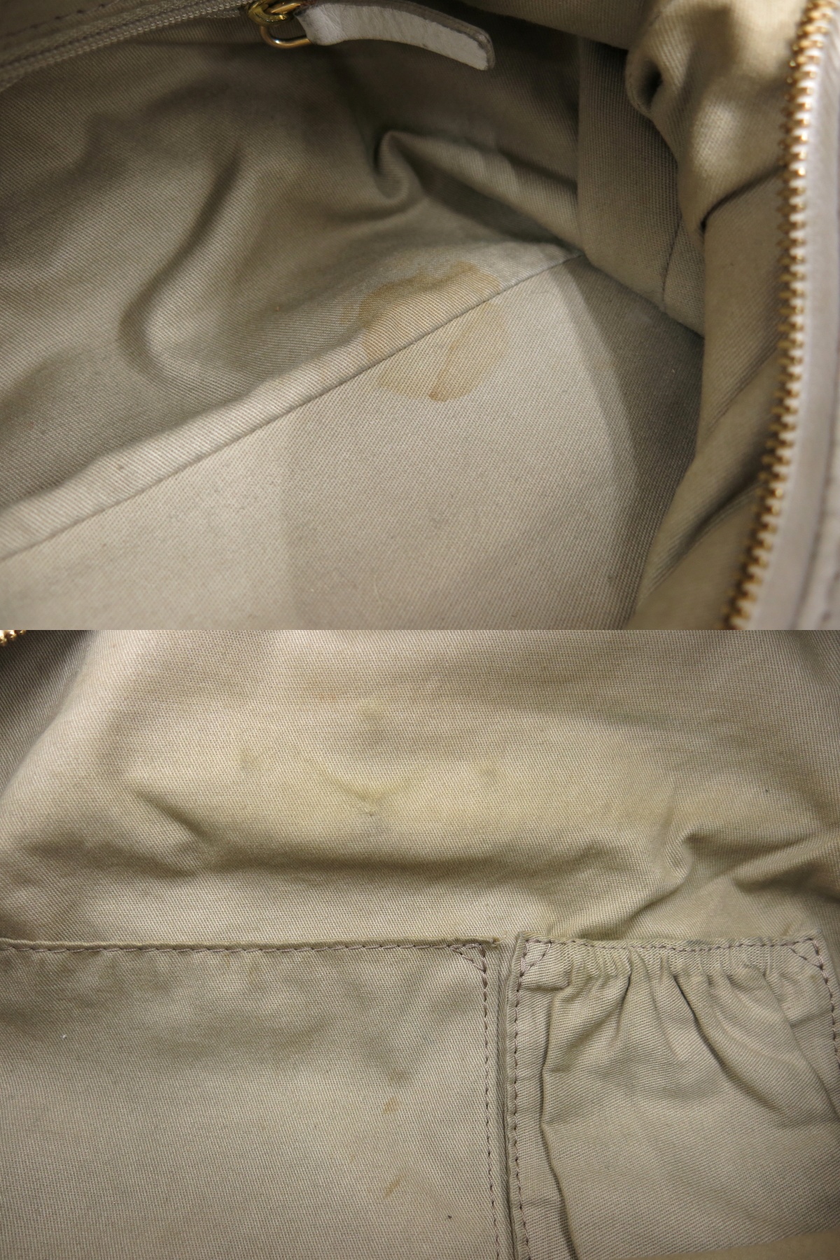 【樂淘letao】日本代購代標第一品牌－ 美品 GIVENCHY ジバンシィ カーフ レザー 本革 2way ハンド ショルダー バッグ ホワイト ゴールド金具 肩掛け ユニコーン A12147