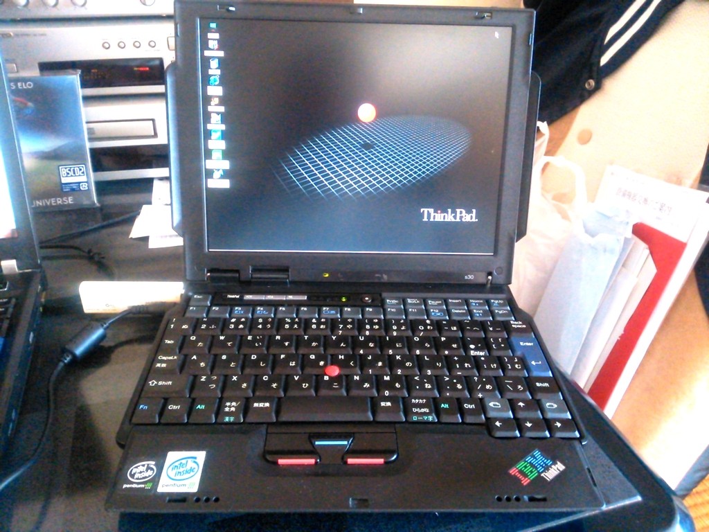 mobile-ThinkPad fan:久々にThinkPad s30を動かしましたが．．．