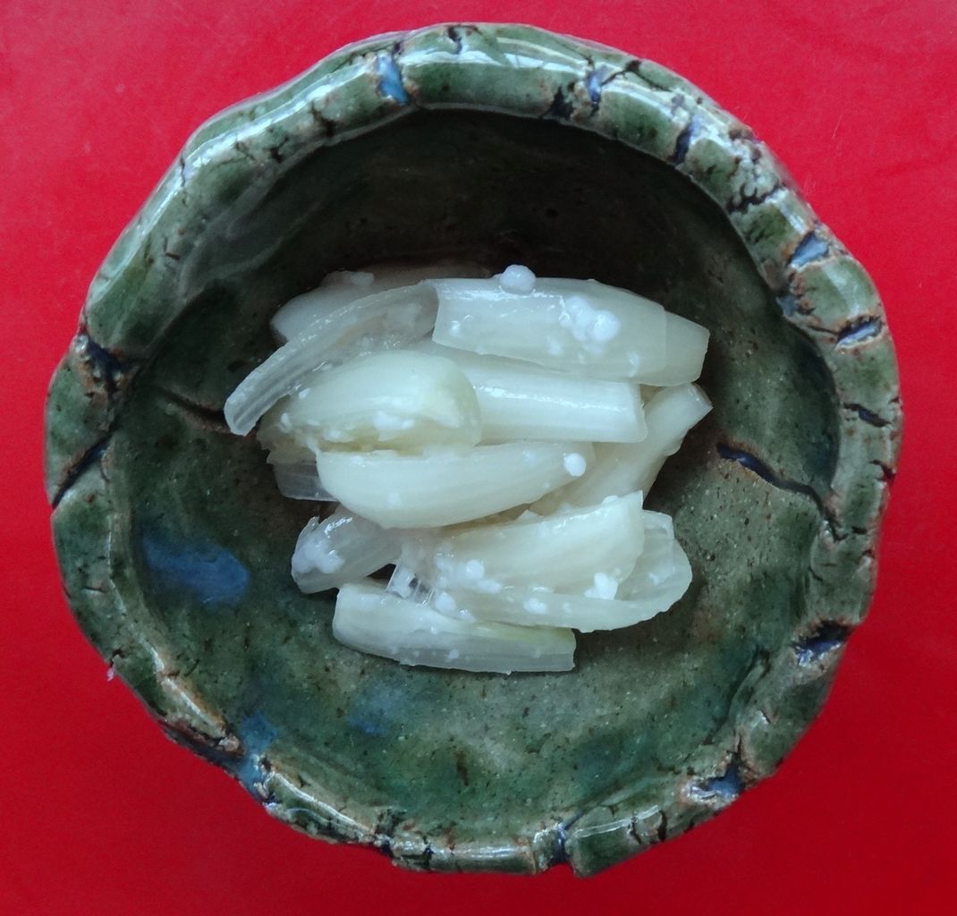 一休み： 塩麹らっきょう : 水田除草