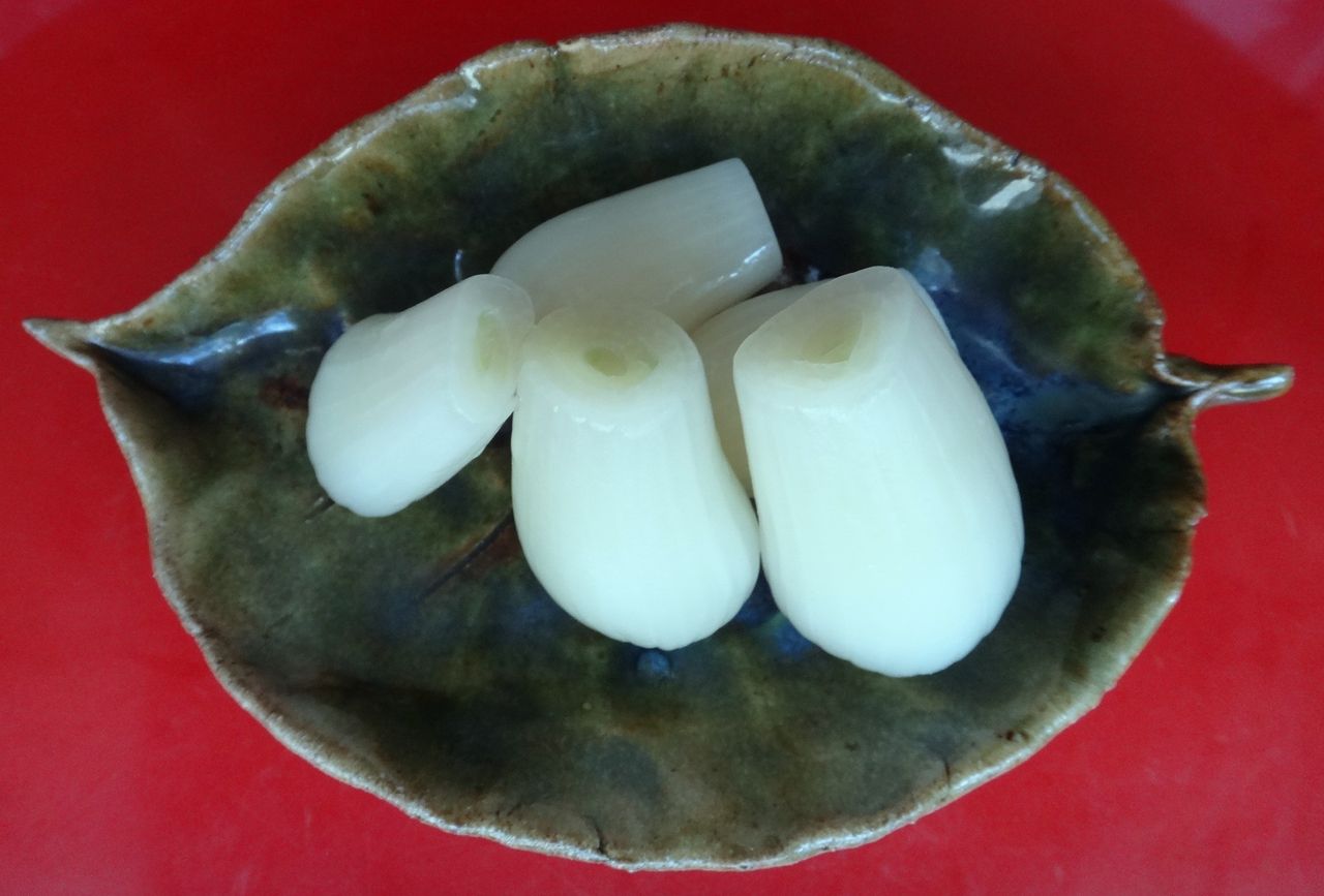 一休み： 塩麹らっきょう : 水田除草