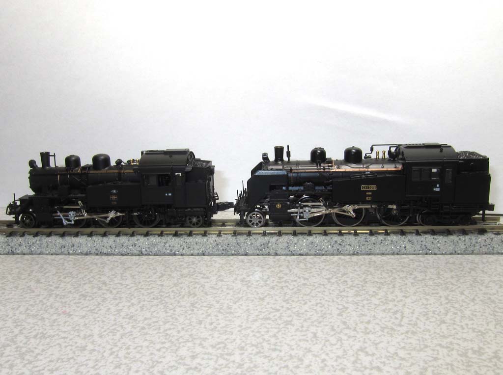 TomixのC11と、KATOのC12の重連 : 時めく蒸機の風