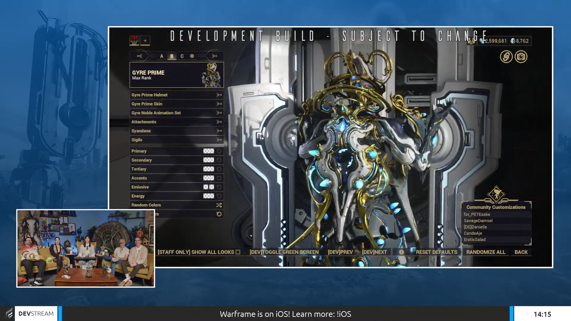 【Warframe】Devstream第191回まとめ : とあるゲーブロ