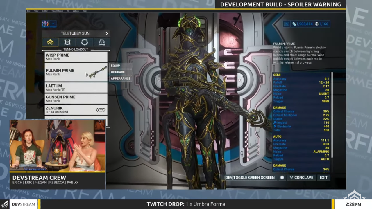 【Warframe】Devstream#172簡易まとめ : とあるゲーブロ