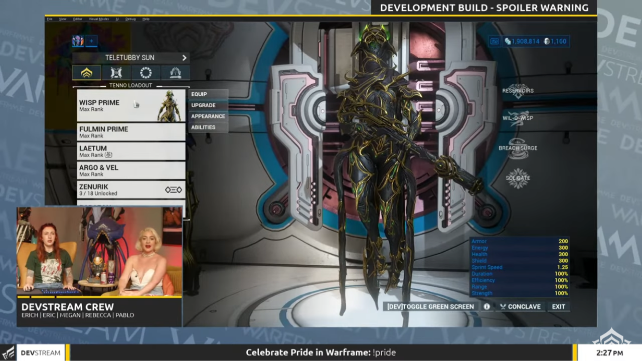 【Warframe】Devstream#172簡易まとめ : とあるゲーブロ