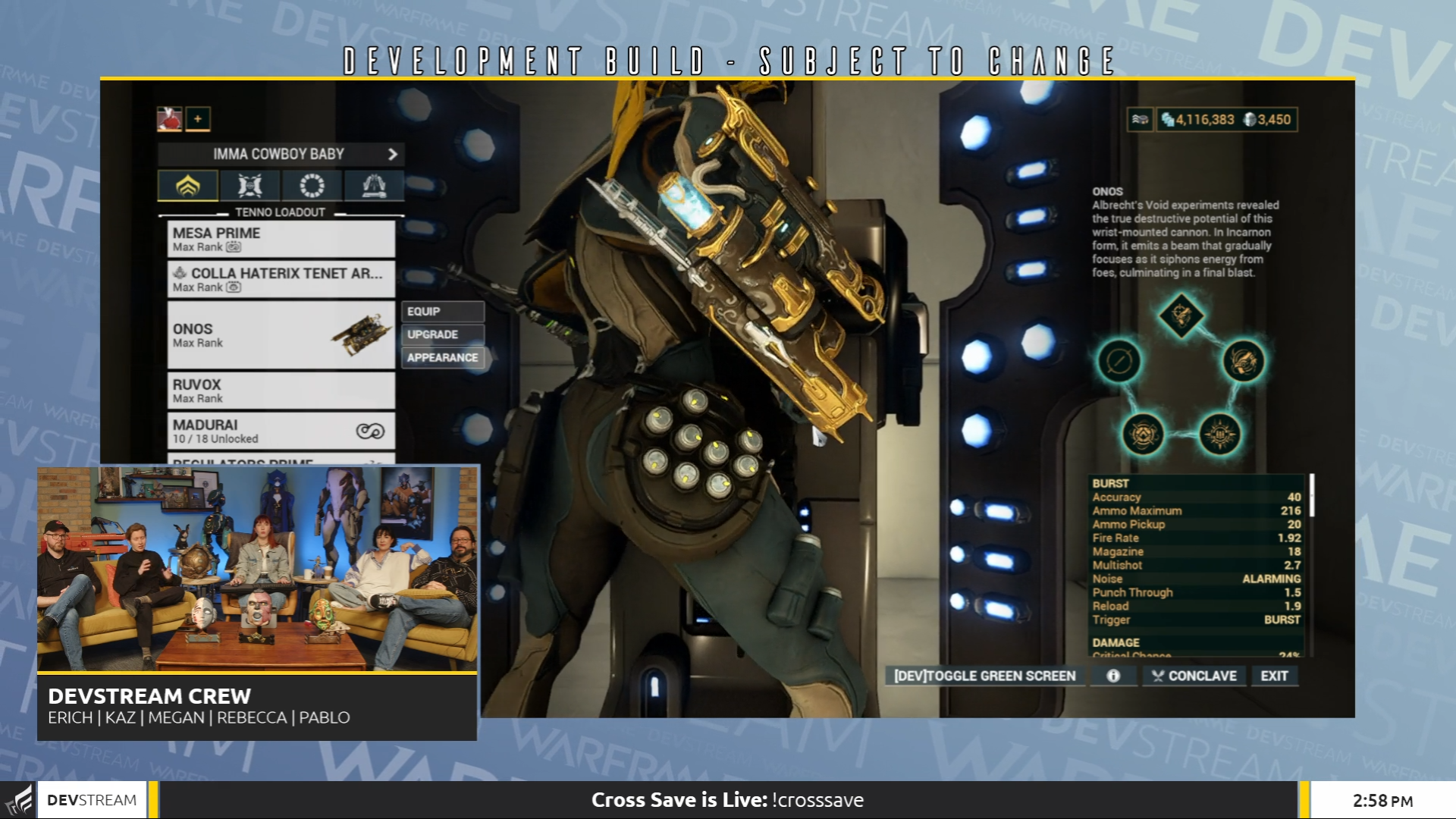 【Warframe】Devstream第177回簡易まとめ : とあるゲーブロ