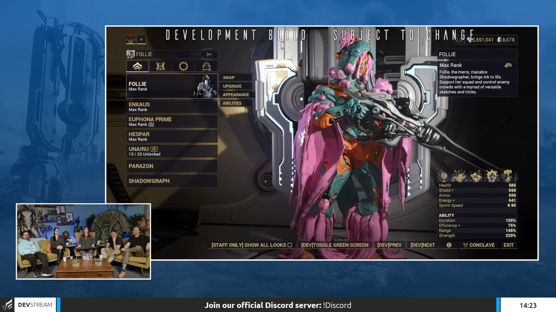 【Warframe】Devstream第193回まとめ : とあるゲーブロ