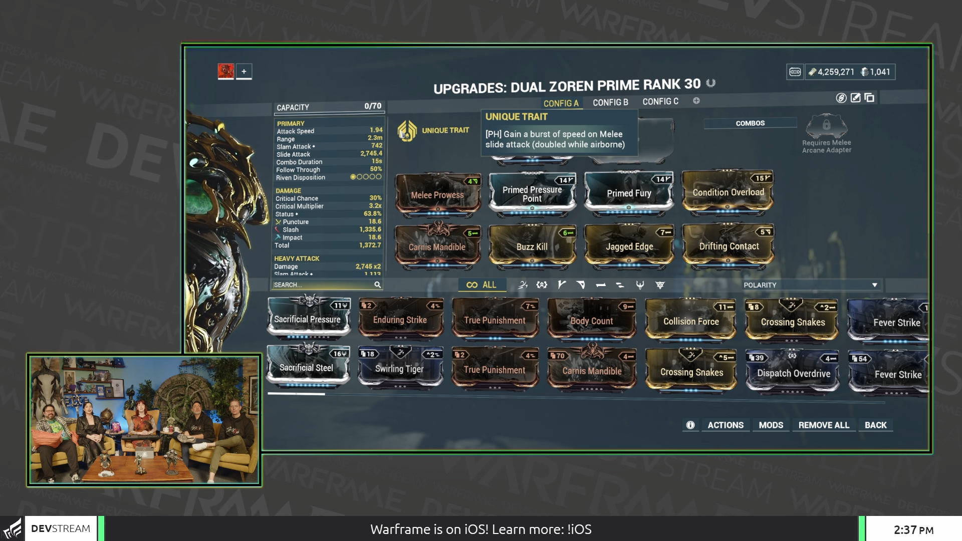 【Warframe】Devstream第184回まとめ : とあるゲーブロ