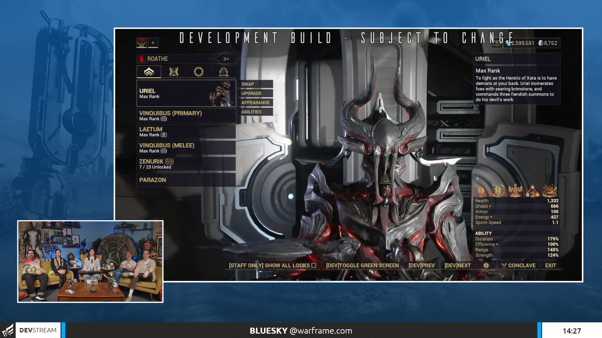 【Warframe】Devstream第191回まとめ : とあるゲーブロ