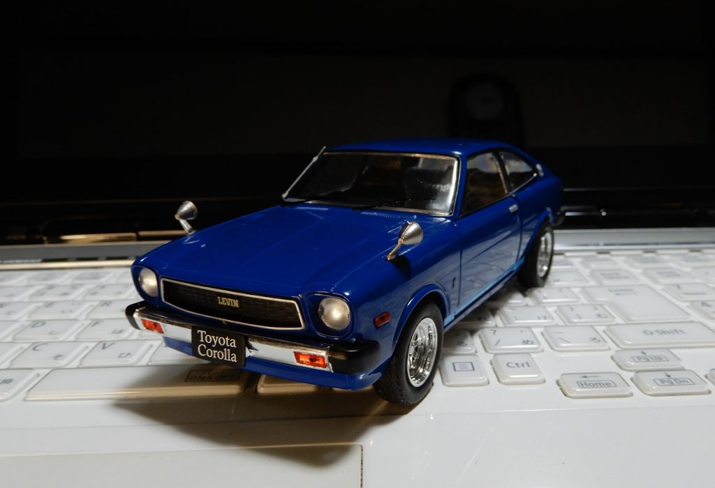 1/24 トヨタ カローラレビン TE51 【改】 国産名車コレクション : 64分の1