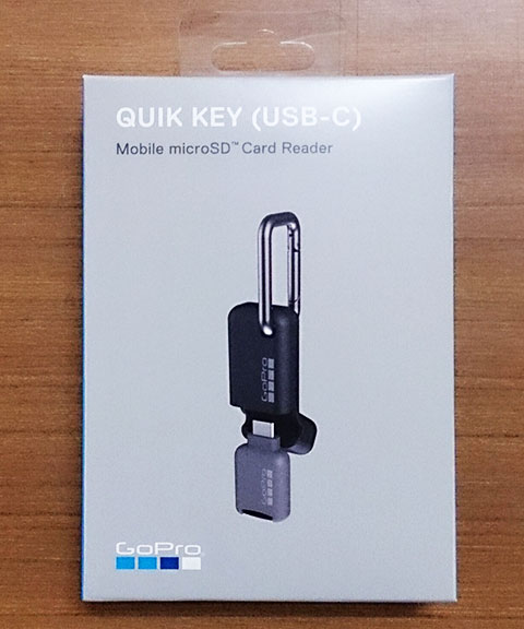 【QUIK KEY】 GoPro純正MicroSDカードリーダーがカッコいい（AMCRL-001・AMCRC-001・AMCRU-001 ...