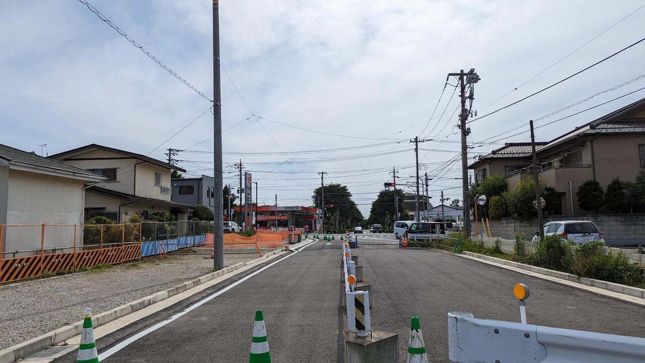 流山市都市計画道路「加市野谷線」の交互通行は6月8日から可能に : 柏の葉サイクルライフ