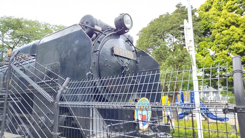 「柏西口第一公園」に保存されている「蒸気機関車D51 453号機」を撮影してきた : 柏の葉サイクルライフ