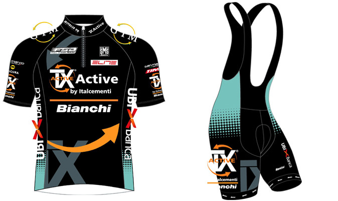MTBチーム「TX ACTIVE BIANCHI」ジャージ＆ビブショーツを注文 : 柏の葉サイクルライフ