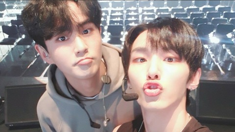 な～こ♪の『ずっとずっとCODE-Vに はまり中！』 : NIKオフィシャルブログ更新！リーダーのゴンミンさんがテフンとの写真公開！