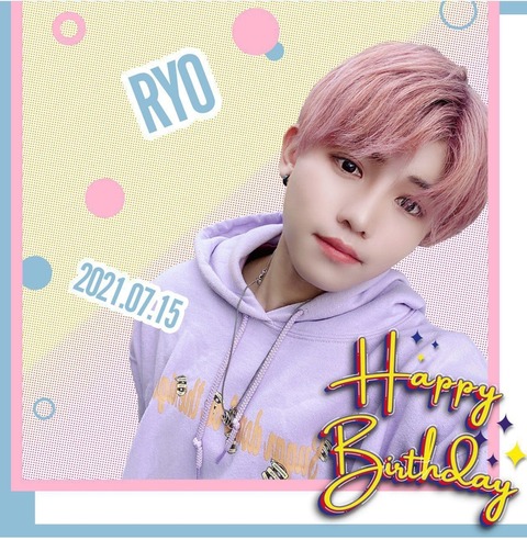 な～こ♪の『ずっとずっとCODE-Vに はまり中！』 : 今日はNIK⭐RYOくんのお誕生日でした！