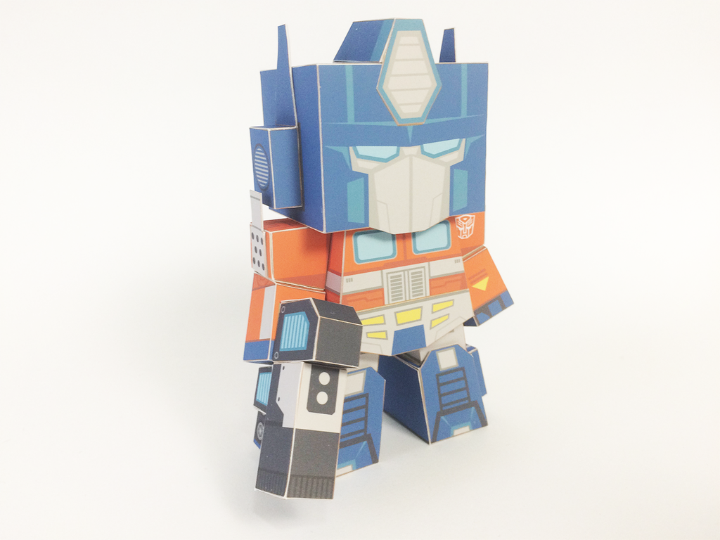 紙工作好きのブログ : トランスフォーマ― オプティマス (CUBEFOLD)
