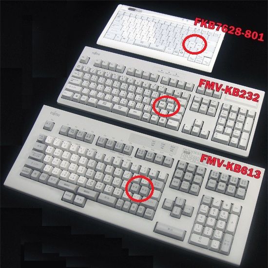 希少品】富士通 親指シフトキーボード(USB) FKB7628-801 おもたい 希少品】富士通 親指シフトキーボード(USB) FKB7628-801 おもたい