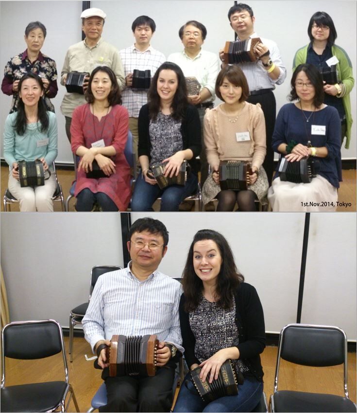 Edel Fox さんの Irish concertina の workshop に参加しました : katotoru1963のblog