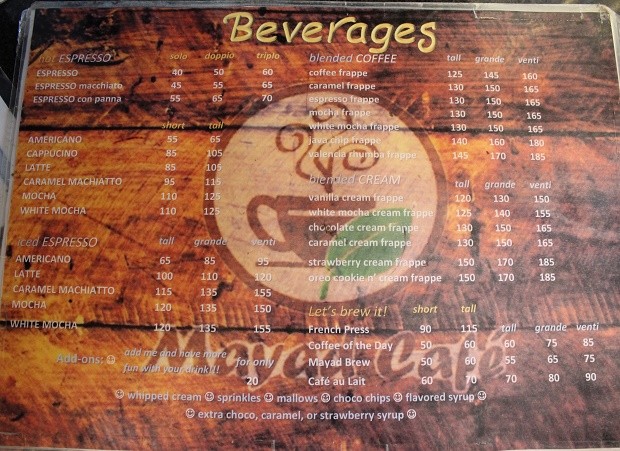 Mayad Cafe（カフェ） : パラワン島プエルトプリンセサの地域情報ブログ(2015-2016)