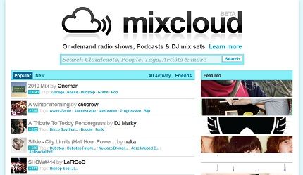 ミックスを配信・共有できる「Mixcloud」 : DTM めもんが