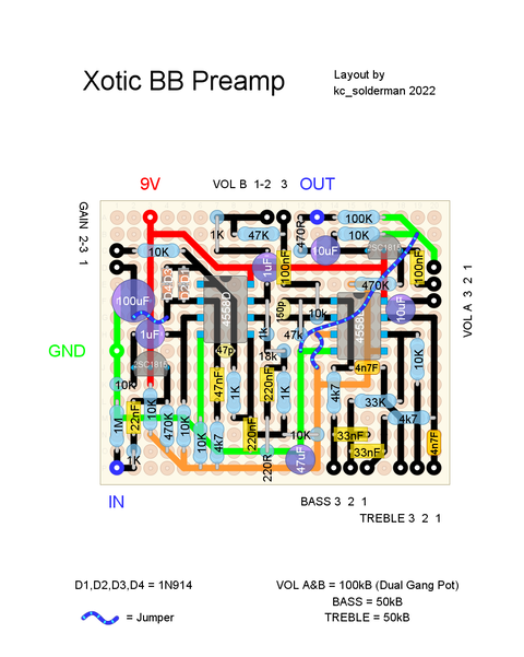 BB Preamp を作ってみた : kc_soldermanのblog