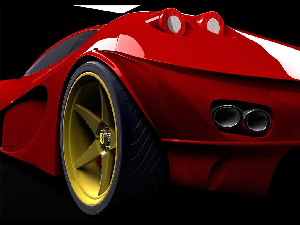 Sonic Fields:Ferrari Aurea Wallpaper Part1