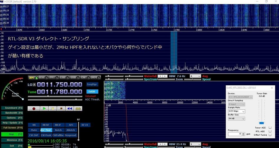FUNcube Dongle Pro+ : kerokeronyororoのblog