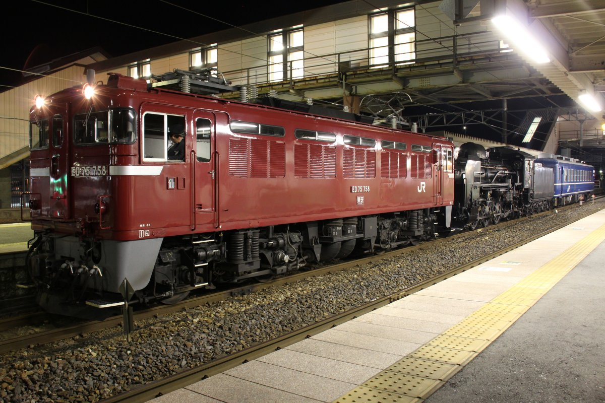 速報2！ SL銀河 C58239 大宮入場 新白河駅点検停車！ : 鉄道･･と にゃんこ･･･と