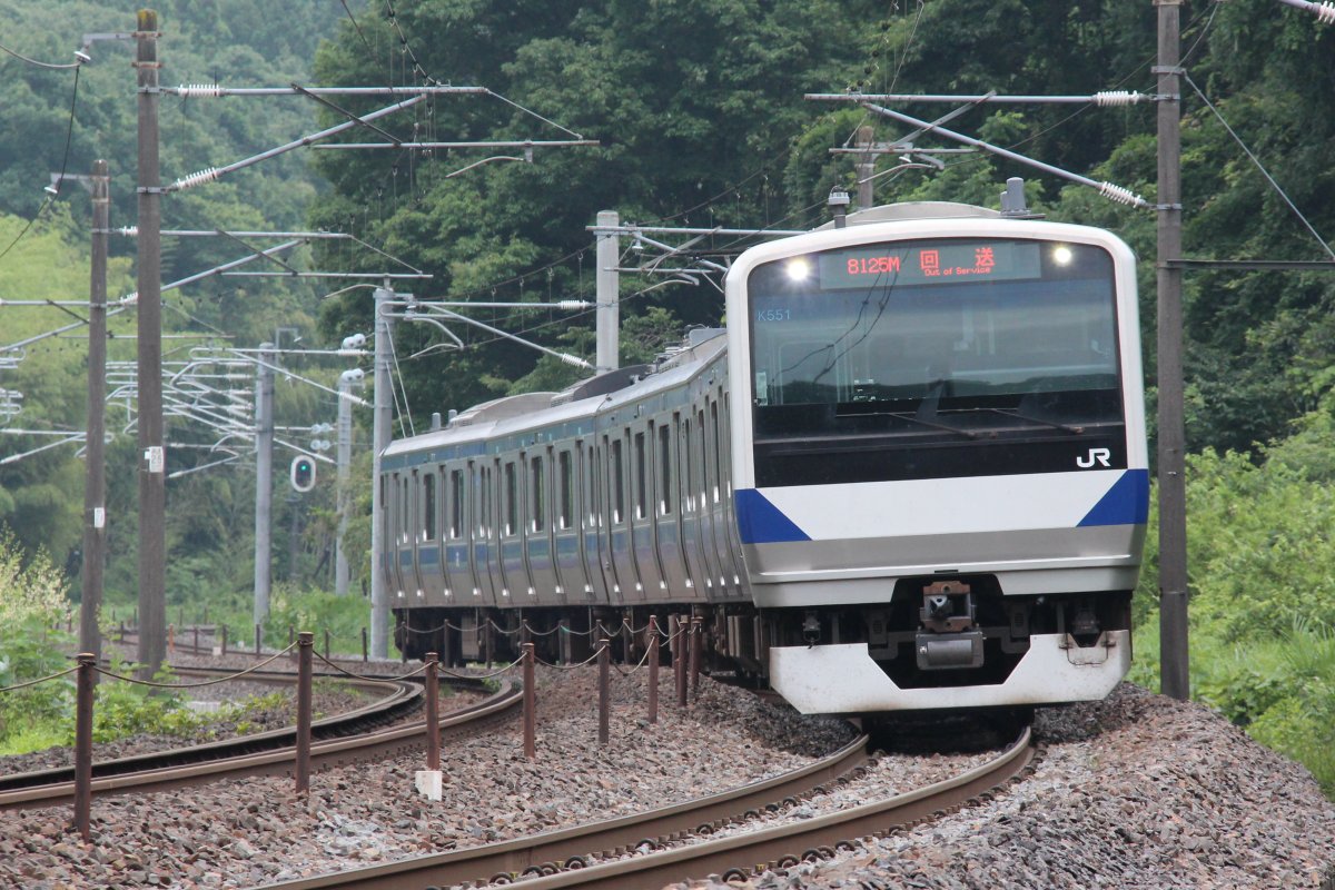 E531系K551編成 KY入場！ : 鉄道･･と にゃんこ･･･と