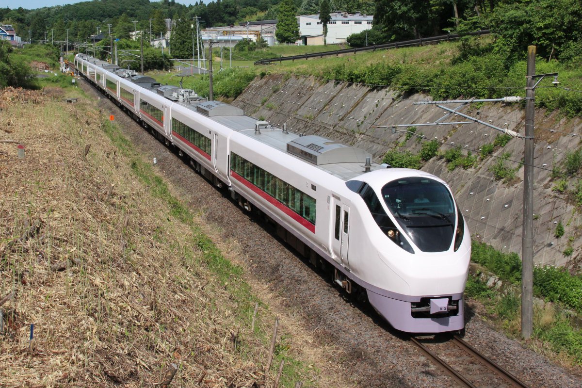 E491系検測車 KY入場？ E657系KY出場！ : 鉄道･･と にゃんこ･･･と
