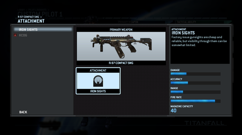 TITANFALL β 武器紹介 サブマシンガン : LEVEL K
