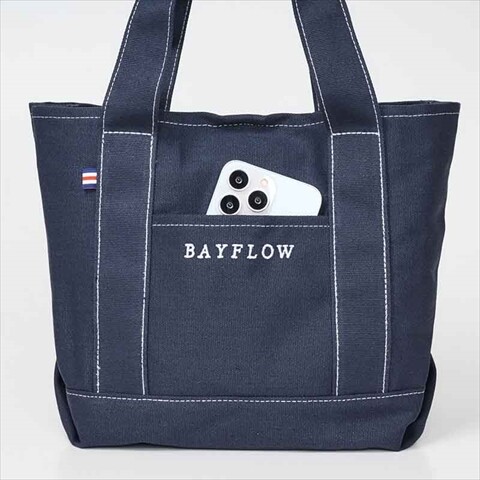 【新刊情報】BAYFLOW 収納5ポケット LOGO TOTE BAG BOOK NAVY - ブランドコラボ付録の詳細画像