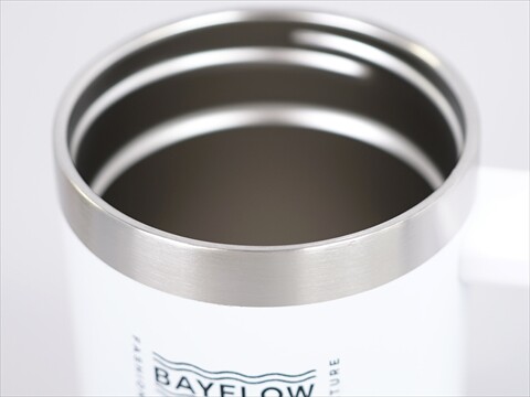 BAYFLOW ストロー付き真空断熱タンブラーBOOK WHITE - ブランドコラボ付録の詳細画像