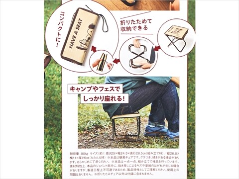 Mono Master (モノマスター) 2024年 11月号増刊 《付録》 PEANUTS™組み立て簡単！スヌーピーデザインのしっかり座れるチェア - ブランドコラボ付録の詳細画像