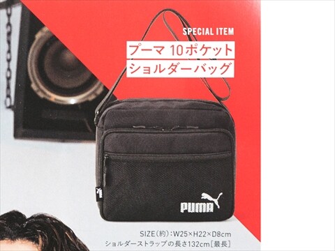 PUMA 10ポケットショルダーバッグBOOK - ブランドコラボ付録の詳細画像