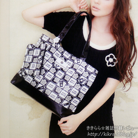 バッグ＋ポーチ＋デイジー付きマルチバンド【MARY QUANT 2011 AUTUMN/WINTER e-MOOK】 - ブランドコラボ付録の詳細画像