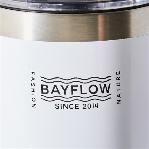 【新刊情報】BAYFLOW ストロー付き真空断熱タンブラーBOOK WHITE - ブランドコラボ付録の詳細画像