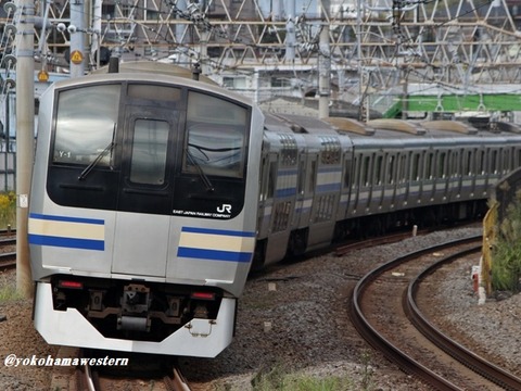 E217系Y-1編成廃車回送さる : 横浜西部急行の備忘録2(きまぐれ鉄道日記帳N)