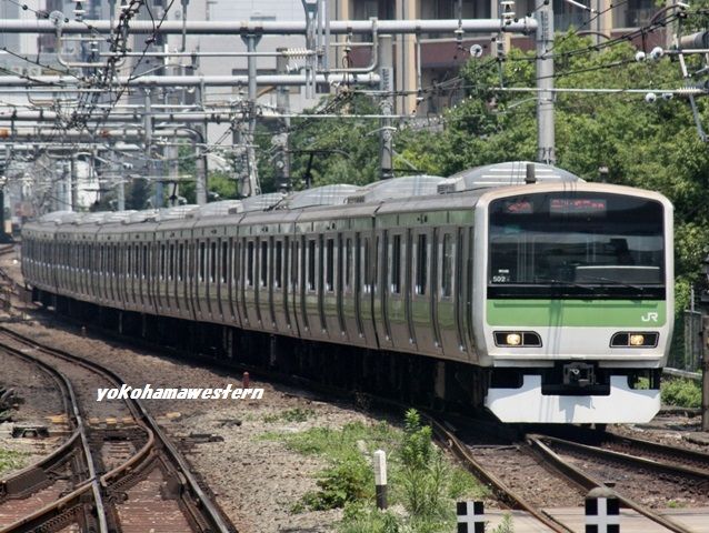 梅雨の晴れ間のJR撮影記2-1(山手線E231系を撮る) : 横浜西部急行の備忘録2(きまぐれ鉄道日記帳N)